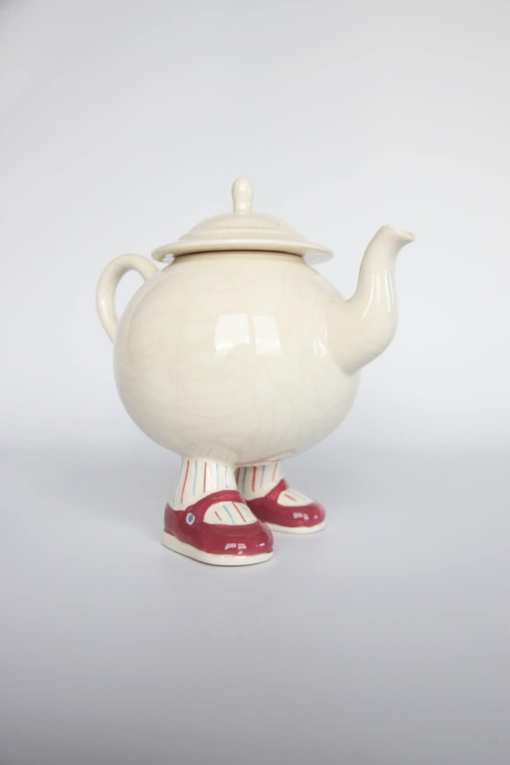 Walking ware teapot Carlton Ware England Lustre Pottery