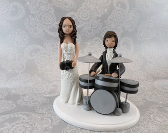 Drums cake topper | Etsy