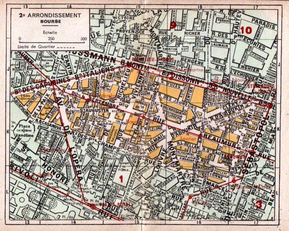 2nd Arrondissement Map
