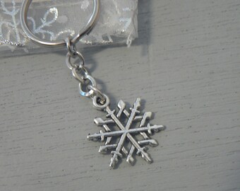 Popular items for snowflake keychain on Etsy