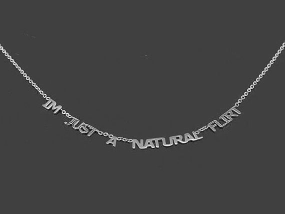 word Necklace Custom Word Necklace Personalized Words