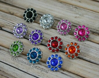 Rhinestone button | Etsy