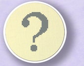 Items similar to Question Mark. Cross Stitch PDF Pattern on Etsy