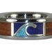 Titanium Wave Ring for Surfers with Hawaiian Koa by Hawaiititanium
