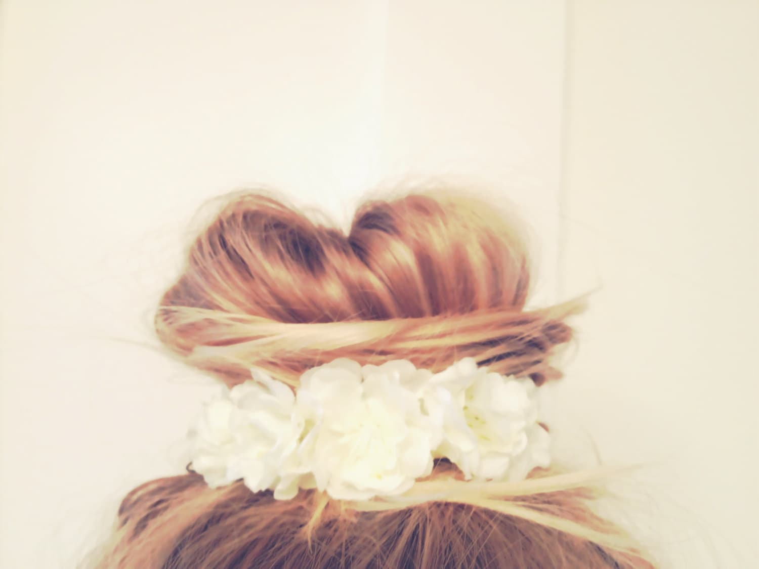 Vintage Floral Inspired Bun Cover for Top Knots Sock Buns and Messy ...