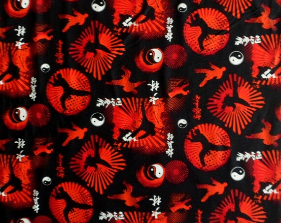 Karate Fabric Cotton Timeless Treasures