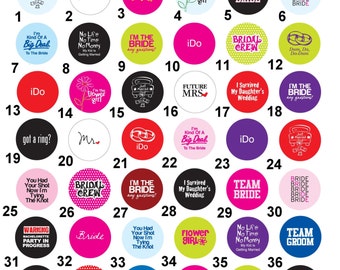 Popular items for wedding badges on Etsy