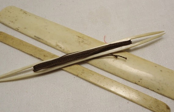 Vintage/antique bone netting tools vintage/antique