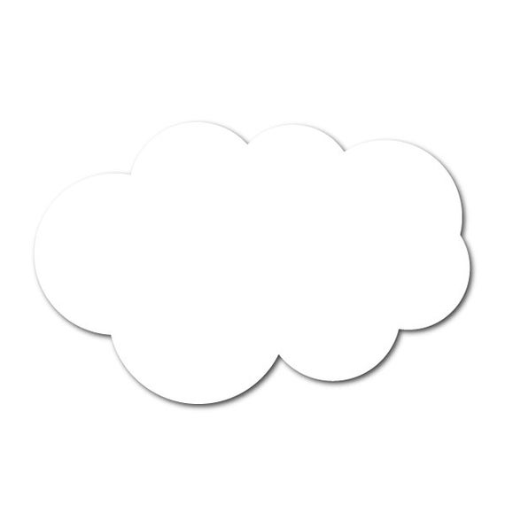 Cloud Wall Stencil for Painting Kids or Baby Room Mural