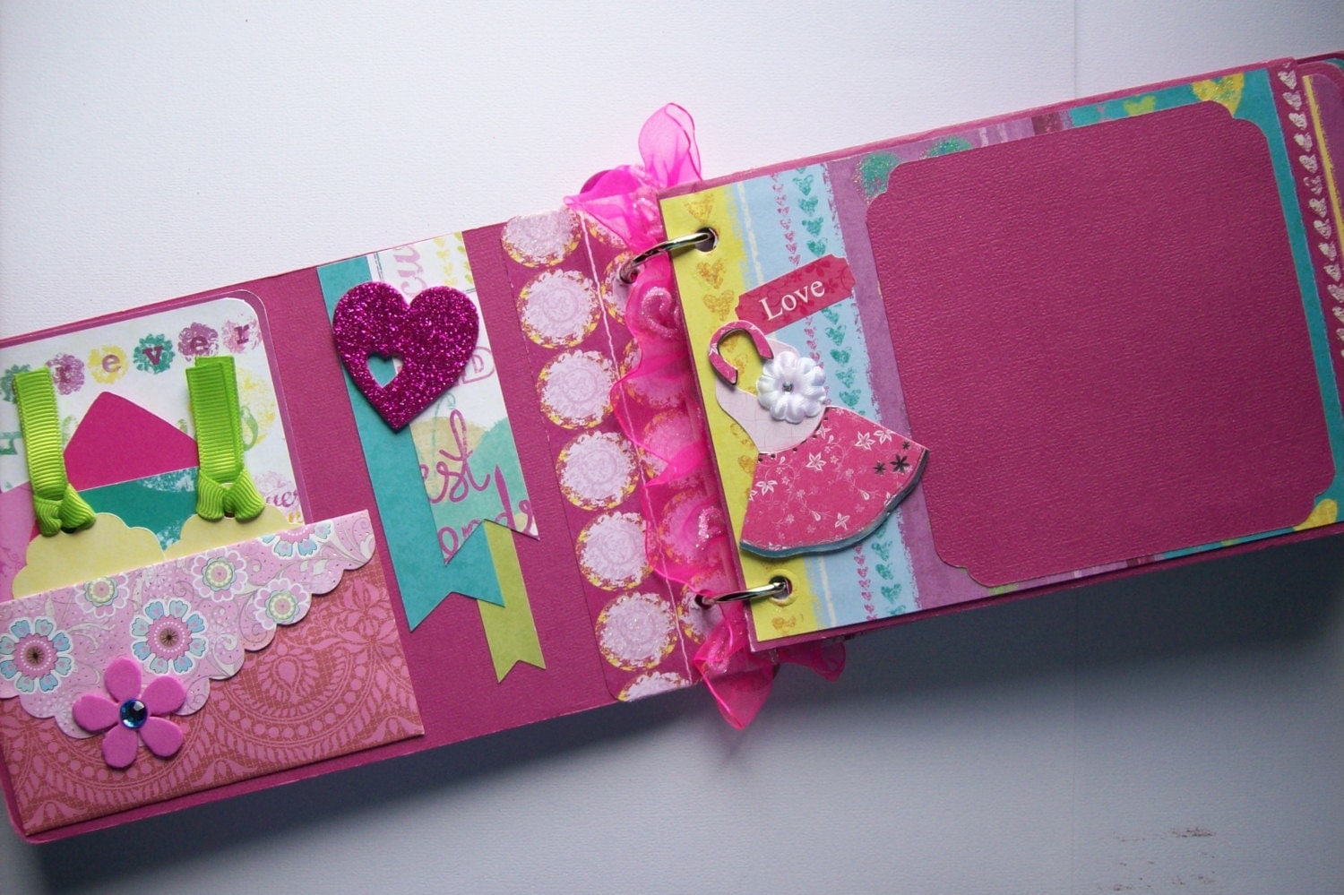 My Little Princess Scrapbook Mini Album w/Pocket by ljbminis2021