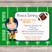 Items similar to Football Tailgate Party Invitation, personalized and ...