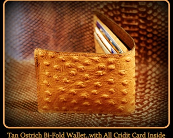 Ostrich wallet | Etsy