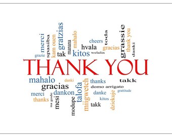 Thanks a heap | Etsy