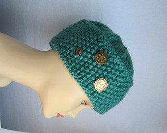 Knit pillbox hat | Etsy