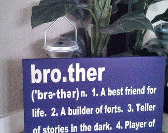 Brother definition | Etsy