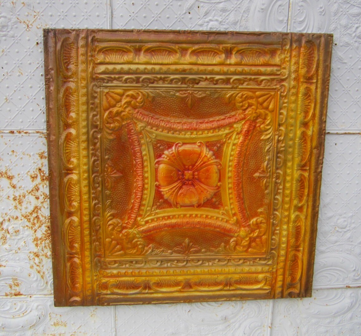 38 Wall Art Antique Ceiling Tiles & Vintage by ARusticGarden