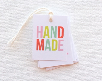 Items similar to Product tags - custom business tags - handmade with ...