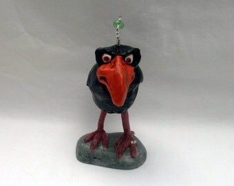 Magpie sculpture | Etsy