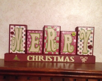 Popular items for christmas block on Etsy