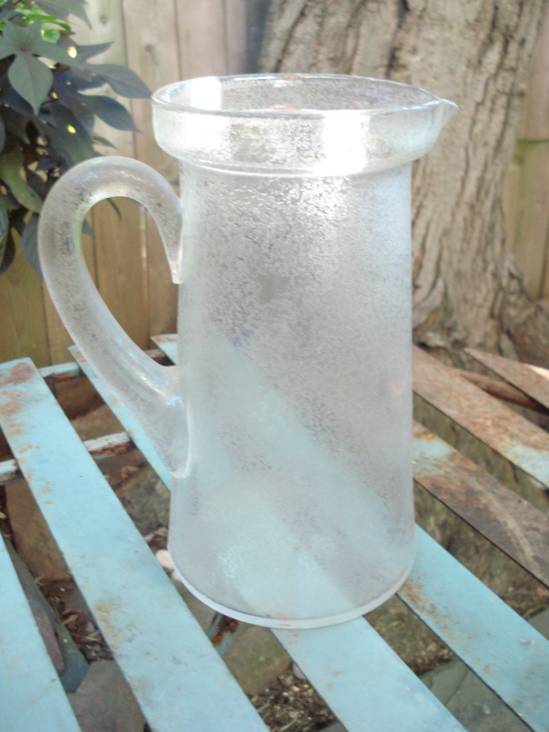 Art Glass Pitcher Frosted Whitefriars 1960s – Haute Juice