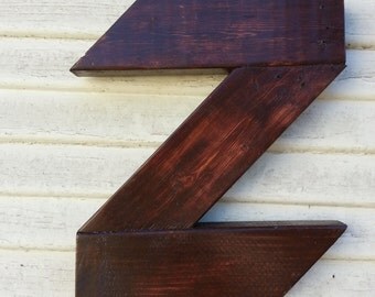 Popular items for rustic wooden letter on Etsy