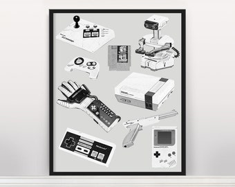 Nintendo poster | Etsy