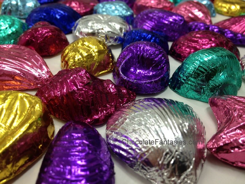 Foil Wrapped Chocolate Seashells Half Pound Any Chocolate