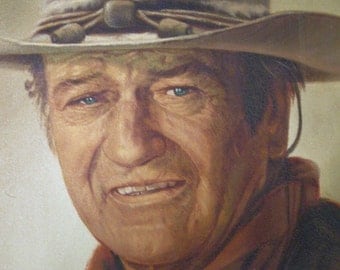 Unique john wayne portrait related items | Etsy