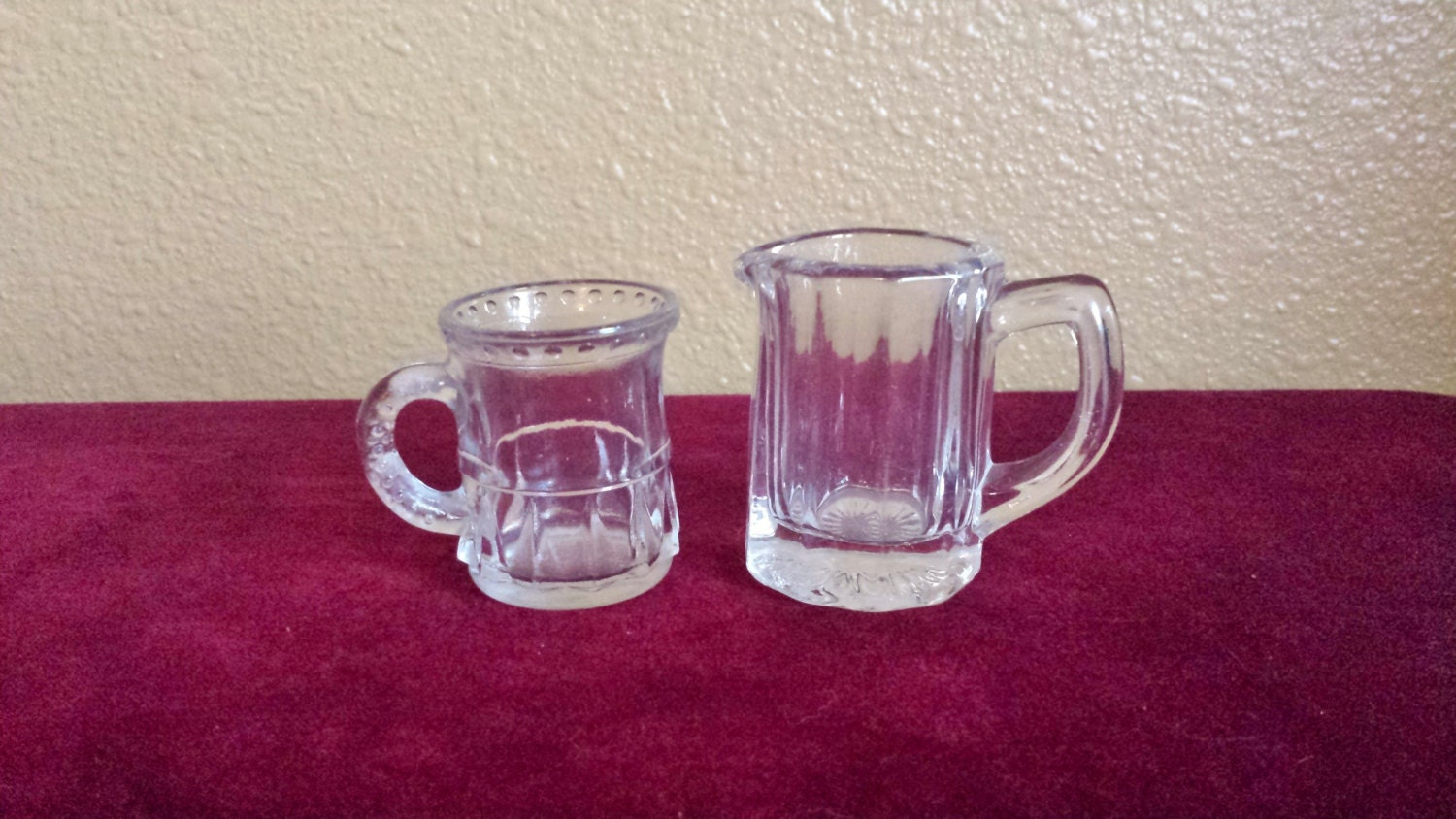Miniature Glass Pitcher and Mug – Haute Juice