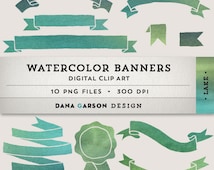 Unique watercolor ribbons related items | Etsy