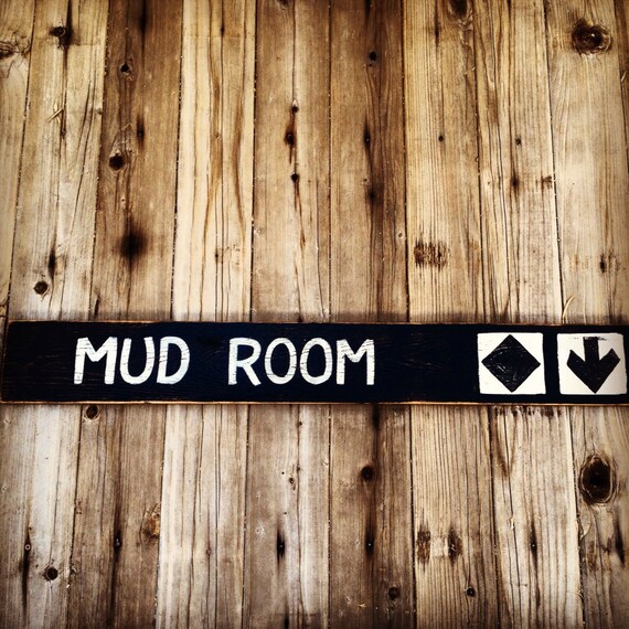 Mud Room sign