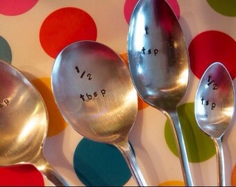 Forest Animal Ceramic Measuring Spoons