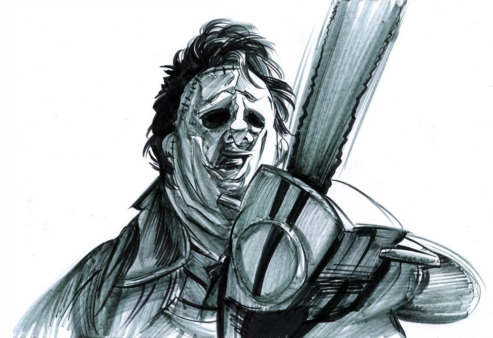 Leatherface original drawing