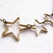 Star necklace shooting star necklace modern geometric
