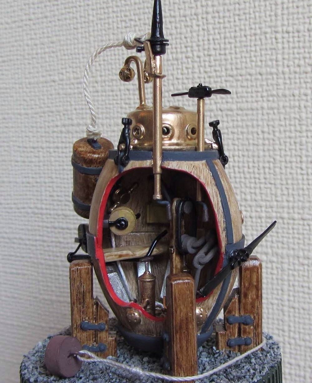 David Bushnells Turtle: 1/32nd Scale Resin Model Kit ca