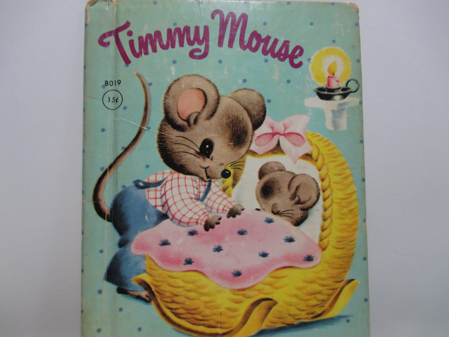Timmy Mouse 1951 Vintage Rand McNally Junior Elf Book By