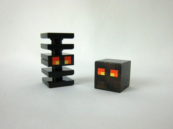 Items Similar To Minecraft Inspired Lego Magma Cube Set Of 2 Pieces