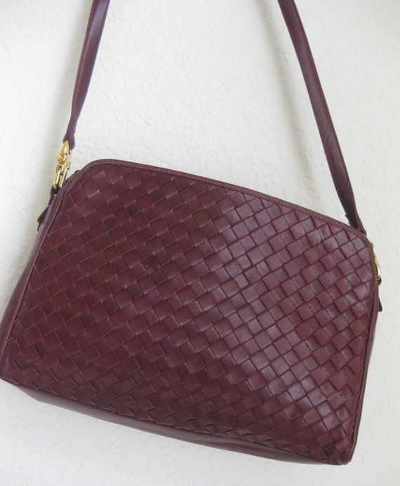 Morris Moskowitz woven leather shoulder bag by StarleyAndMarley