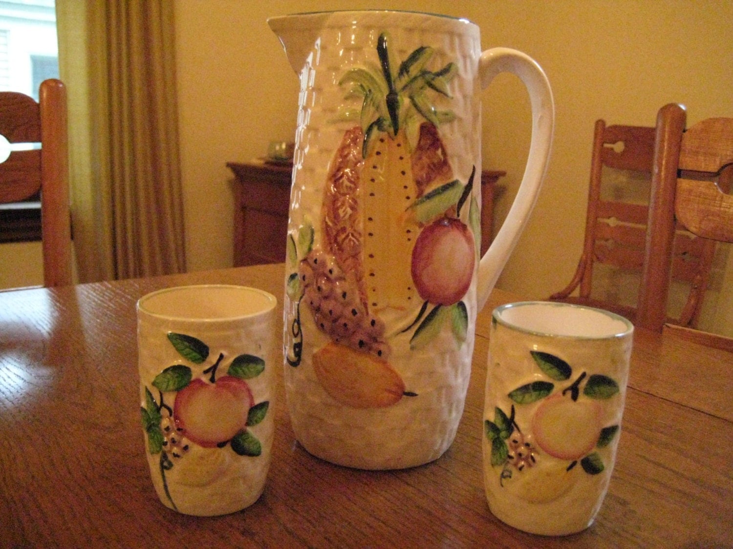 1940s Japan Ceramic Juice Pitcher and Cup Set – Haute Juice