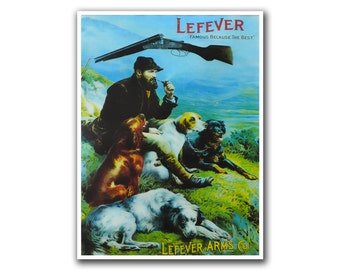 Vintage Hunting Art Sports Poster Wall by VintageSportsPosters