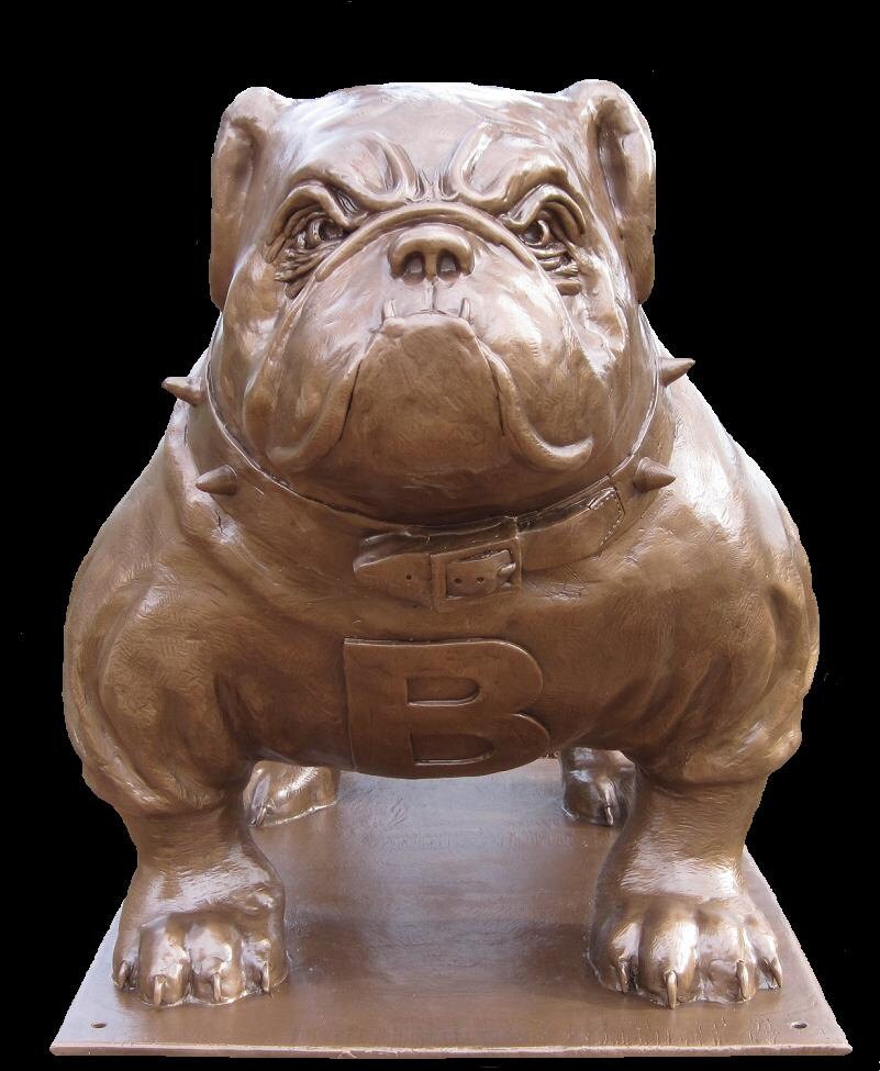 Bulldog Mascot Statue ... English Bulldog Body Style