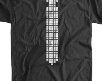 Funny Tuxedo T-Shirt Pixel Tuxedo Wedding Tshirt by IceCreamTees