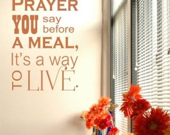 Meal prayers | Etsy