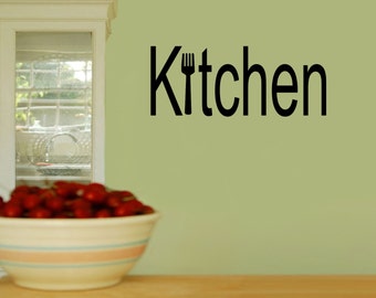 Items similar to Country Kitchen Rooster - Wall Decal - Vinyl Wall ...