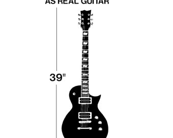 Les paul decal | Etsy