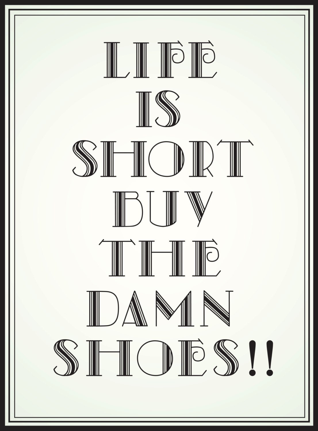 Life is short Vector Quote