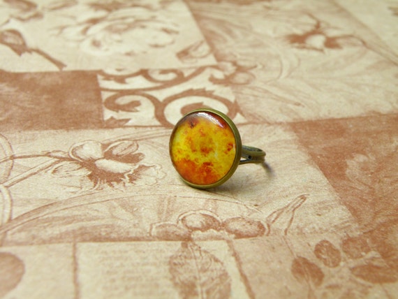 Planet Venus ring Astronomy jewelry Resin ring Space by Eternity31