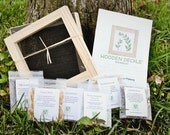 Wooden Deckle Paper Making Kits and Pressed Flower by WoodenDeckle