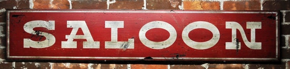 Western Saloon Signs
