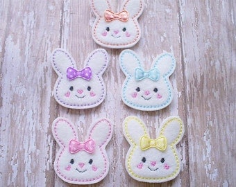 Bunny applique | Etsy
